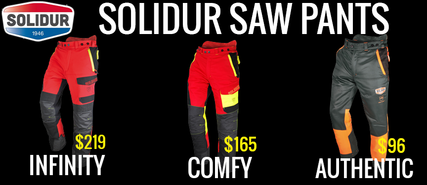 A 'Solidur' Pair of Chainsaw Pants — Bartlett Arborist Supply