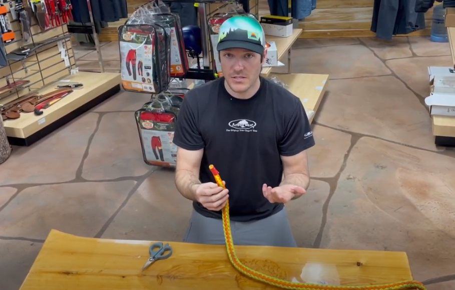 How To Taper the Tail of Your Sling — Bartlett Arborist Supply