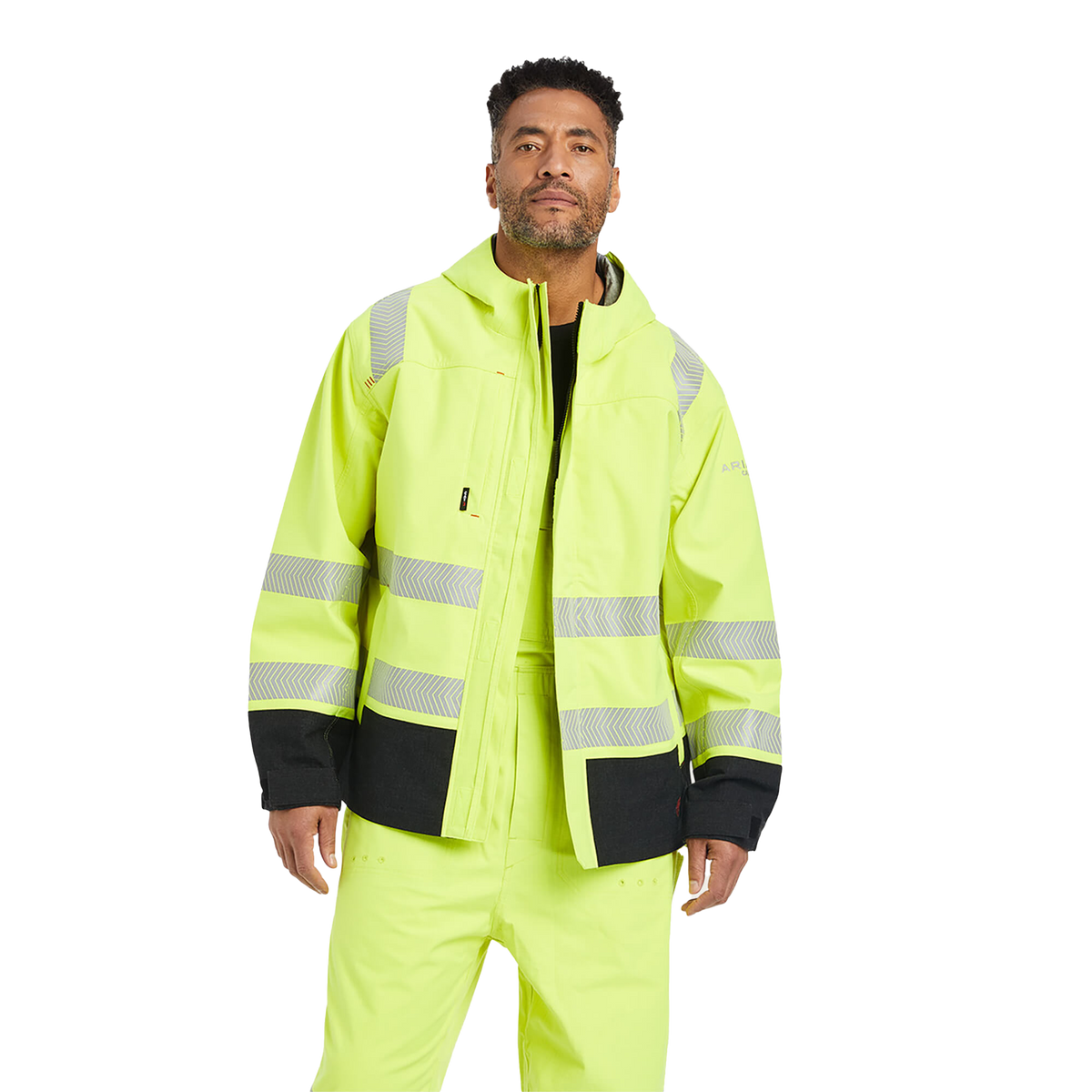 Ariat FR Hi-Vis Hooded Waterproof Jacket — Bartlett Arborist Supply