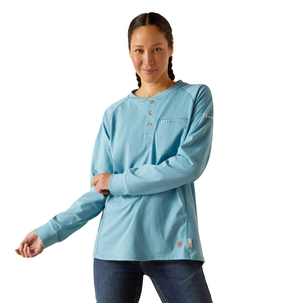 Ariat Fr Women S Air Henley Top Bartlett Arborist Supply