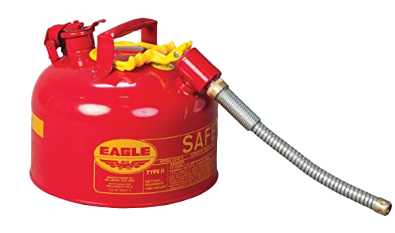 GAS CAN TYPE II 2.5 GALLON WITH 5/8" FLEX HOSE — Bartlett Arborist Supply