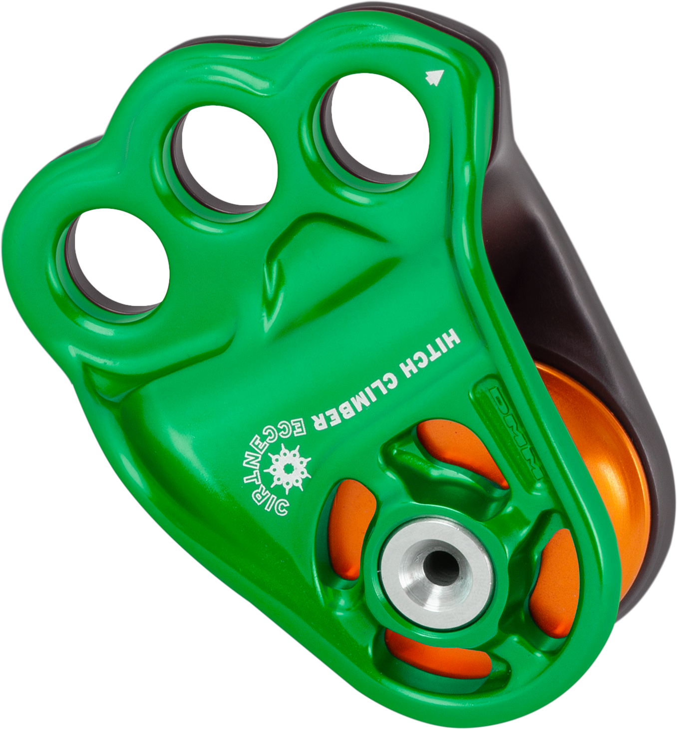 DMM HITCHCLIMBER ECCENTRIC PULLEY GREEN — Bartlett Arborist Supply